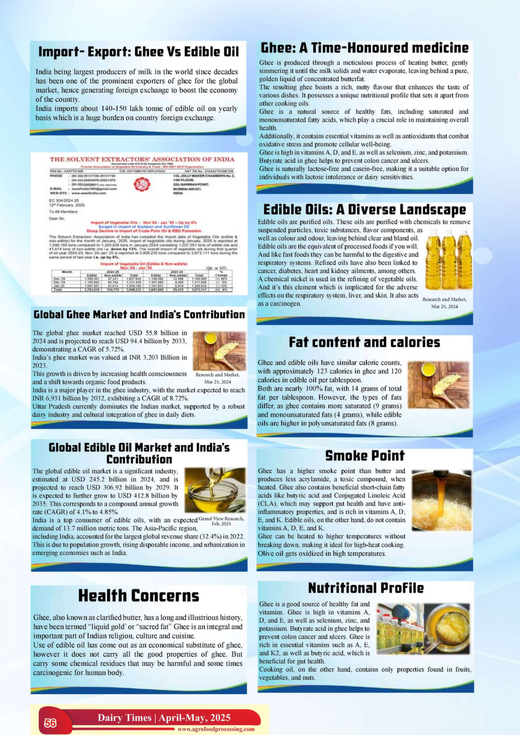 Dairy Times, Latest Issue - Agro & Food Processing